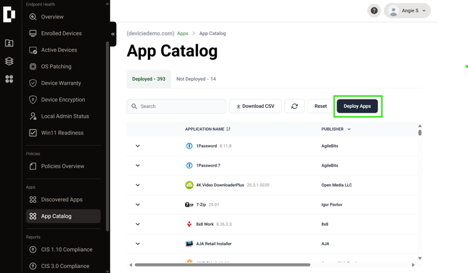 Understanding Catalog App Management in Devicie