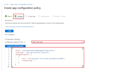 How to create App Configuration Profiles for managed Android Enterprise devices?